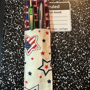 Pen Holder for Notebook, Pen or Pencil Holder,pen Holder, Pen Sleeve ...