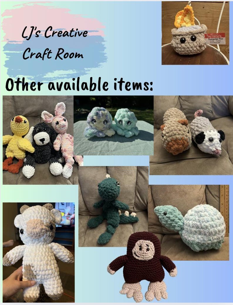 Handmade Crochet Mini Chicken,farmhouse/country Decor,crochet Plush ...