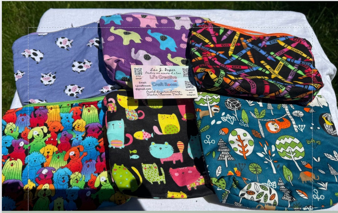 Zipper Pouch|student|teacher|pencil Case|cute Small Bag - Etsy