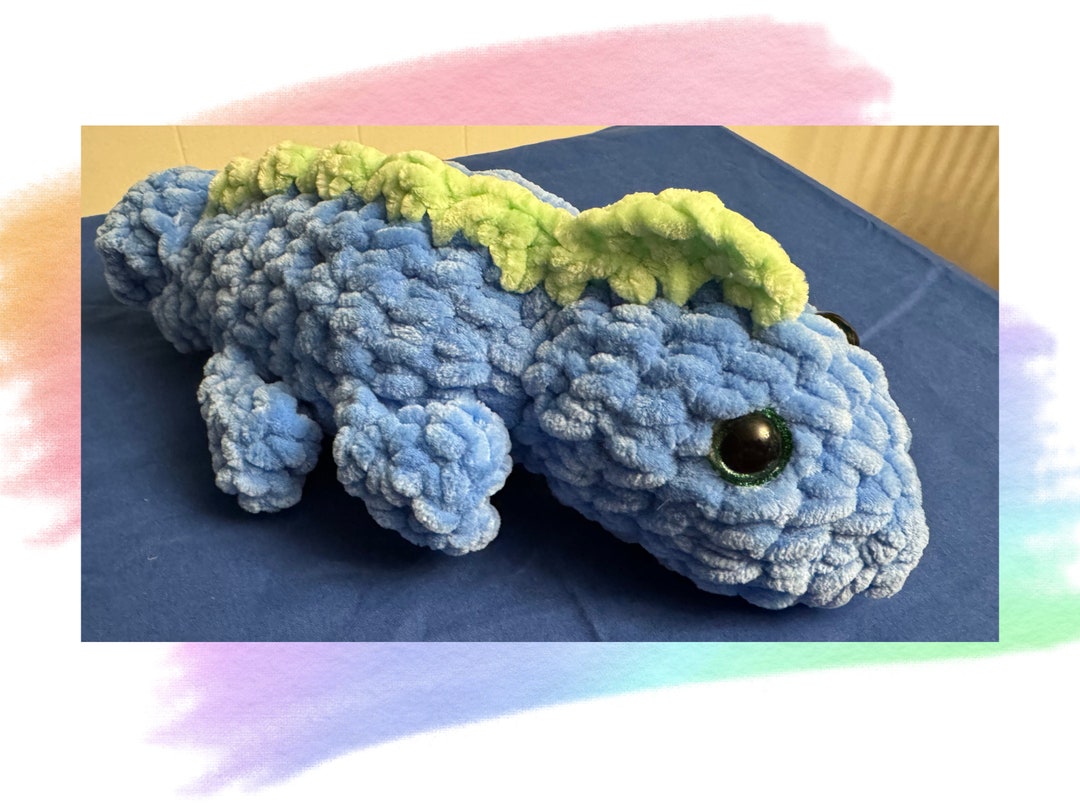 Stuffed Amigurumi Chameleon|crochet Handmade Toy|kid's Gift|reptile ...