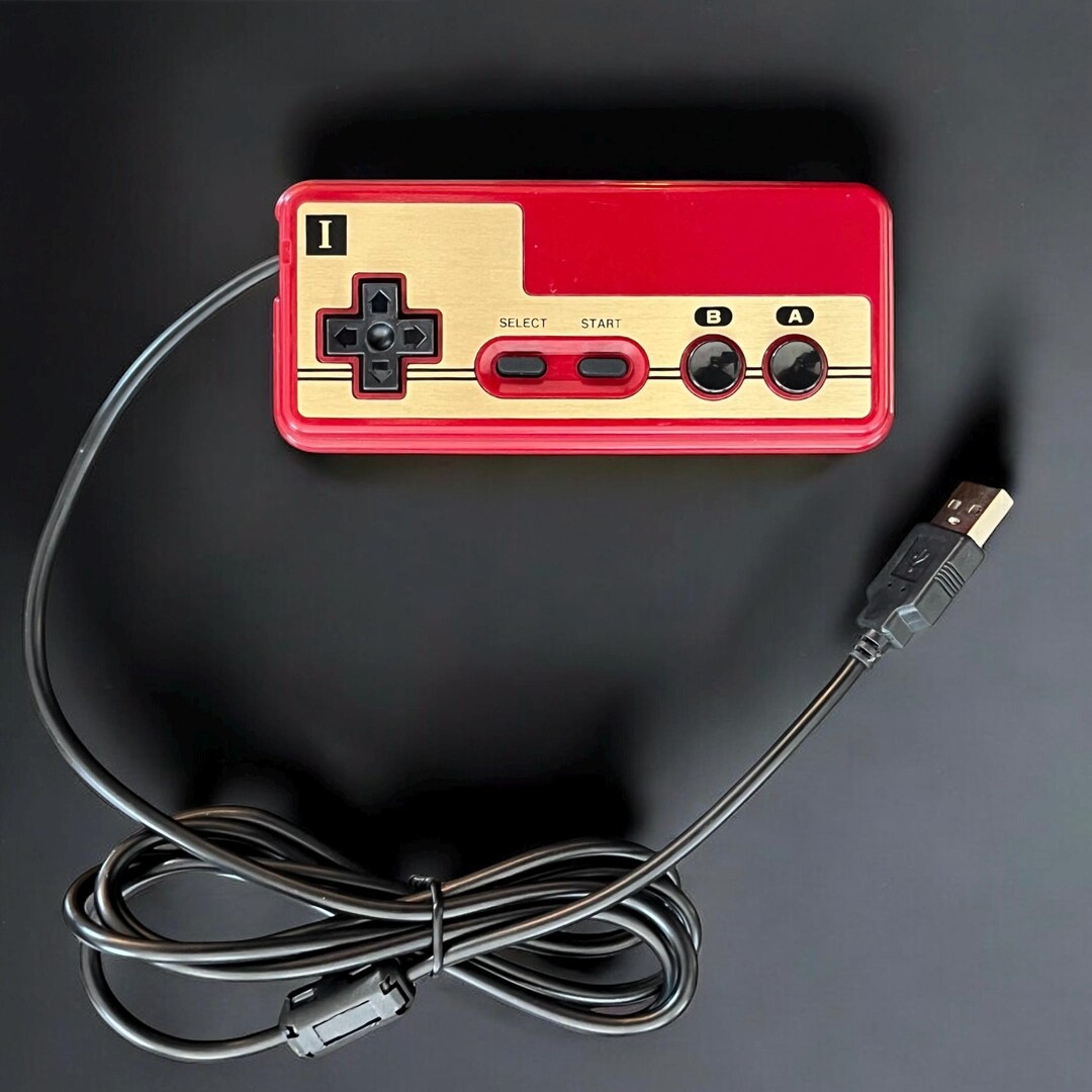 Authentic Famicom Shell USB Controller Fully Cleaned & Tested Oem Pads ...