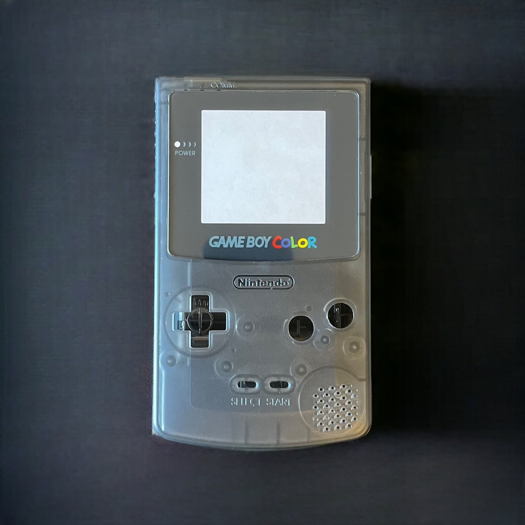 New Nintendo Game Boy Color Clear Housing Shell With Buttons Screen ...