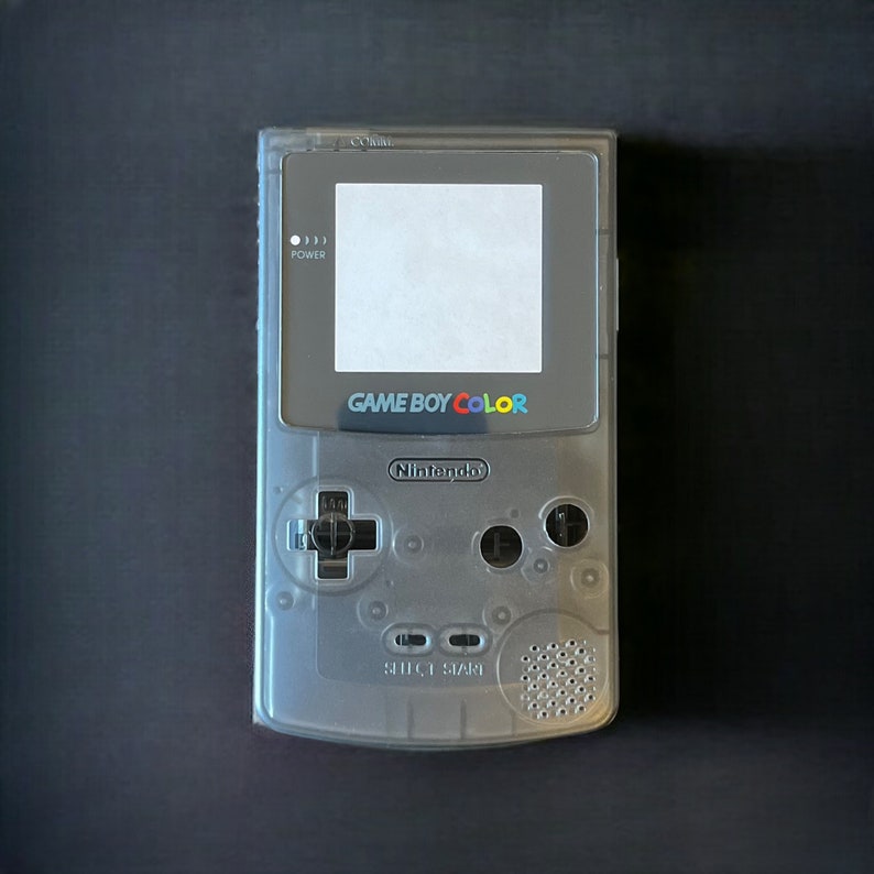New Nintendo Game Boy Color Clear Housing Shell With Buttons Screen ...