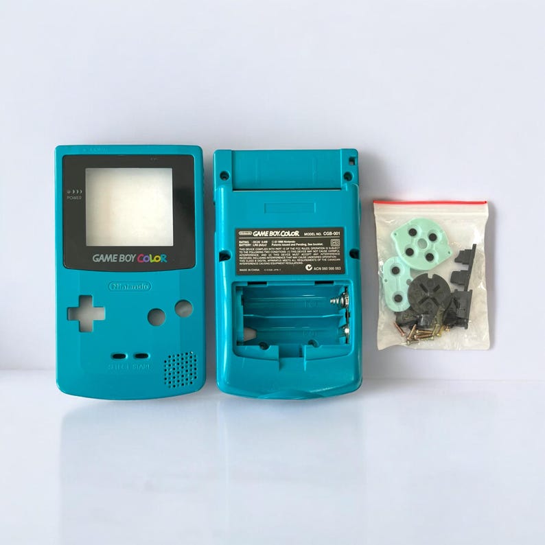 Original Nintendo Game Boy Color Shell AUTHENTIC Housing Teal or Berry ...