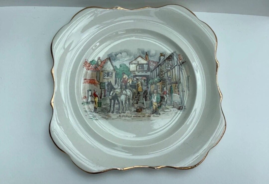 Vintage Lancaster & Sandland Ware "mr Pickwick Arrives at the Swan ...