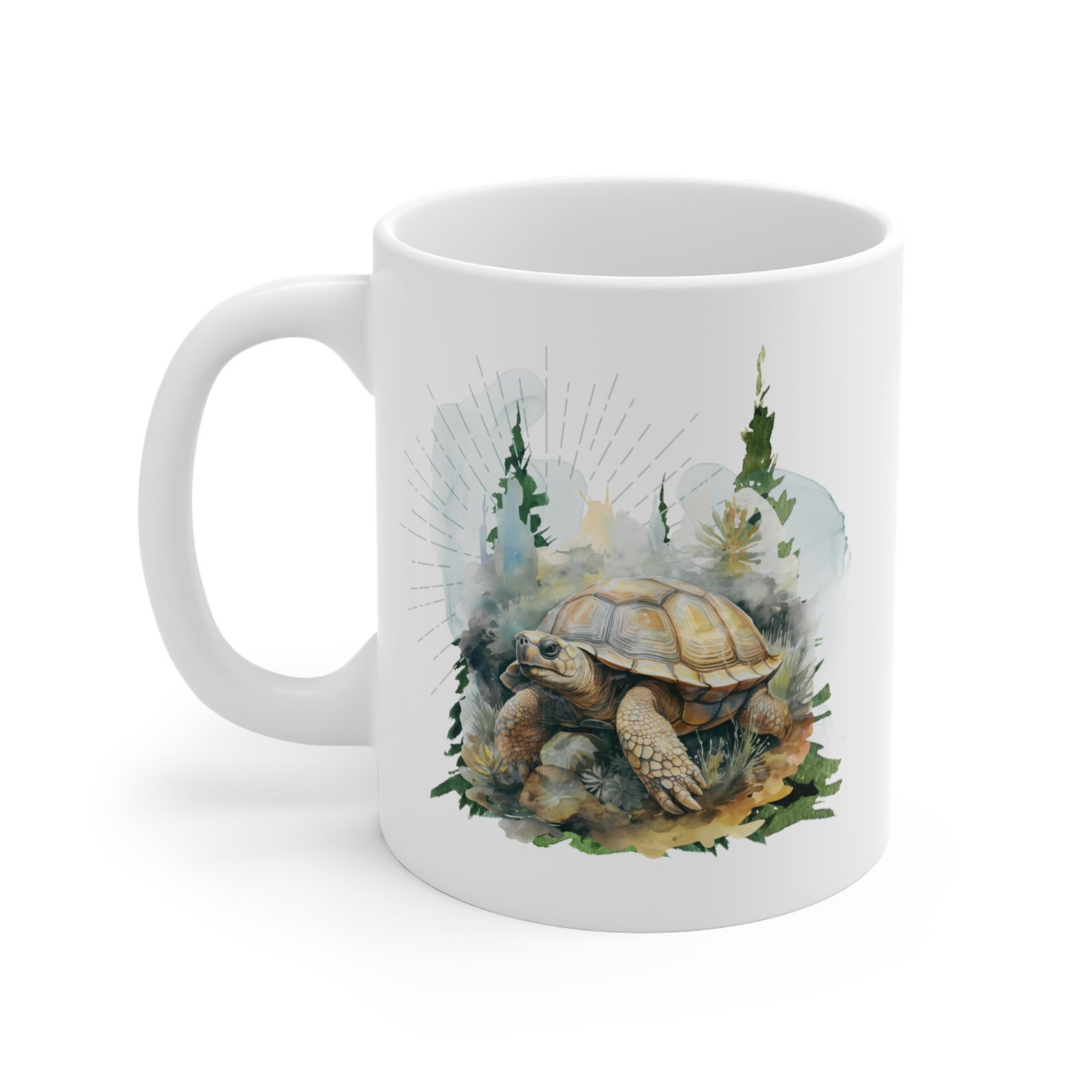 Tortoise Mug With Mantra, Spirit Animal Mug, Tortoise Coffee Mug ...