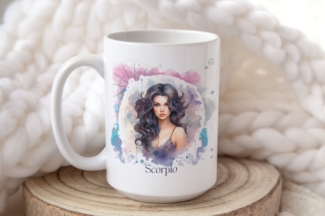 15 Oz Scorpio Mug, Scorpio Coffee Mug, Scorpio Birthday Gift, Scorpio ...