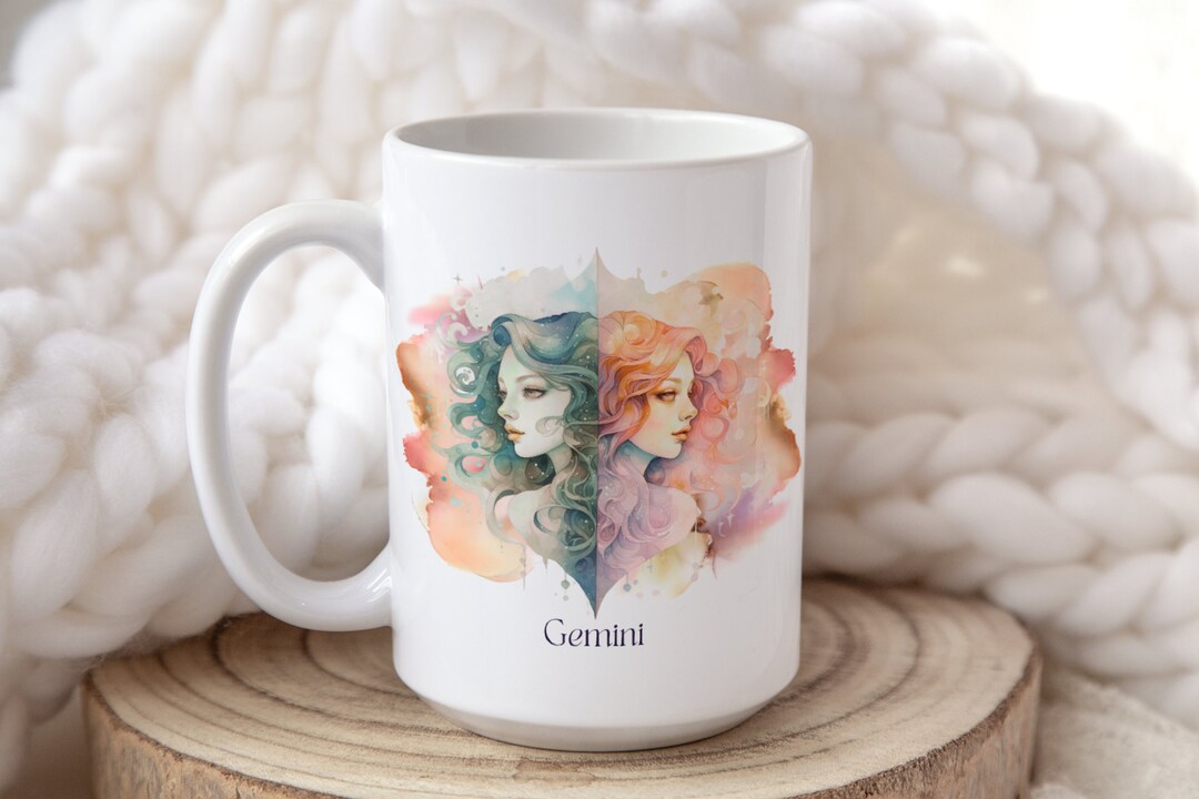 15 Oz Gemini Mug, Gemini Coffee Mug, Gemini Birthday Gift, Gemini ...