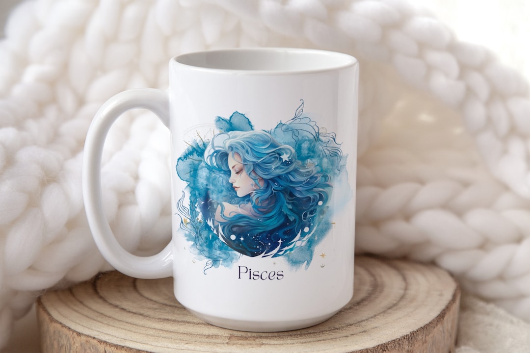 15 Oz Pisces Mug, Pisces Mug, Pisces Birthday Gift, Pisces Coffee Cup ...