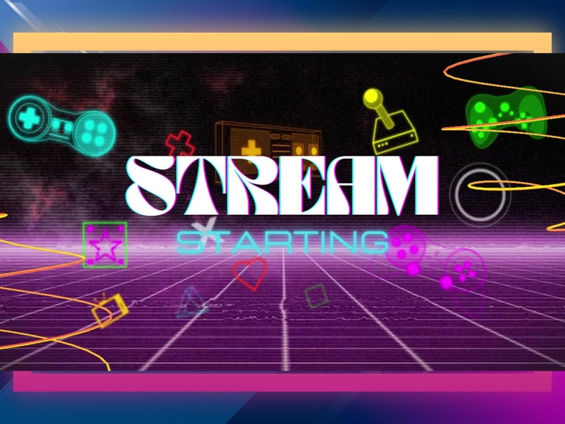 Coll Wavebreak Animated Stream Overlay Package Includes Screens, Panels ...