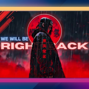 Itachi-uchiha Animated Stream Overlay Bundle Anime Twitch Overlay ...