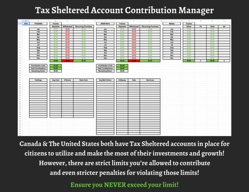 Beginner Budget Planner, Money Chart, Money Tracker, Digital Budget ...