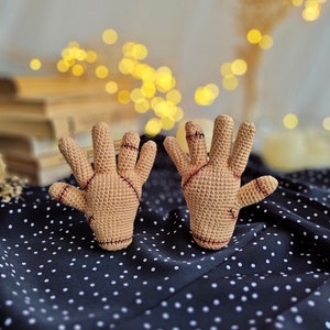 Crochet Thing Pattern Wednesday Hand, Amigurumi Addams Family ...