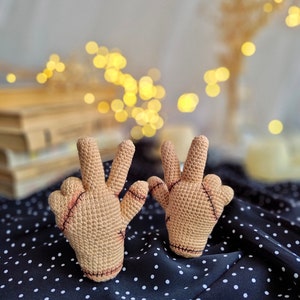 Crochet Thing Pattern Wednesday Hand, Amigurumi Addams Family ...