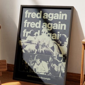 Fred Again 'USB' Poster for Bedroom, Unframed A4/A3/A2/A1, Wall Art ...