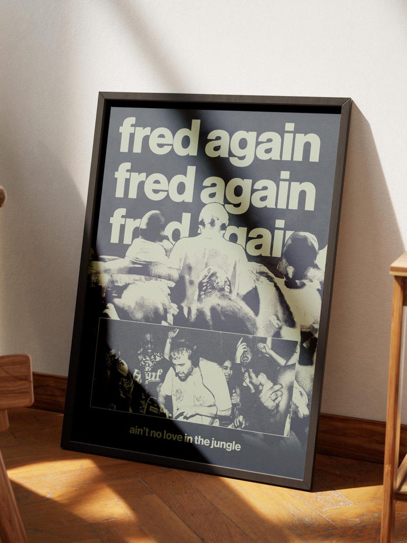 Fred Again 'USB' Poster for Bedroom, Unframed A4/A3/A2/A1, Wall Art ...
