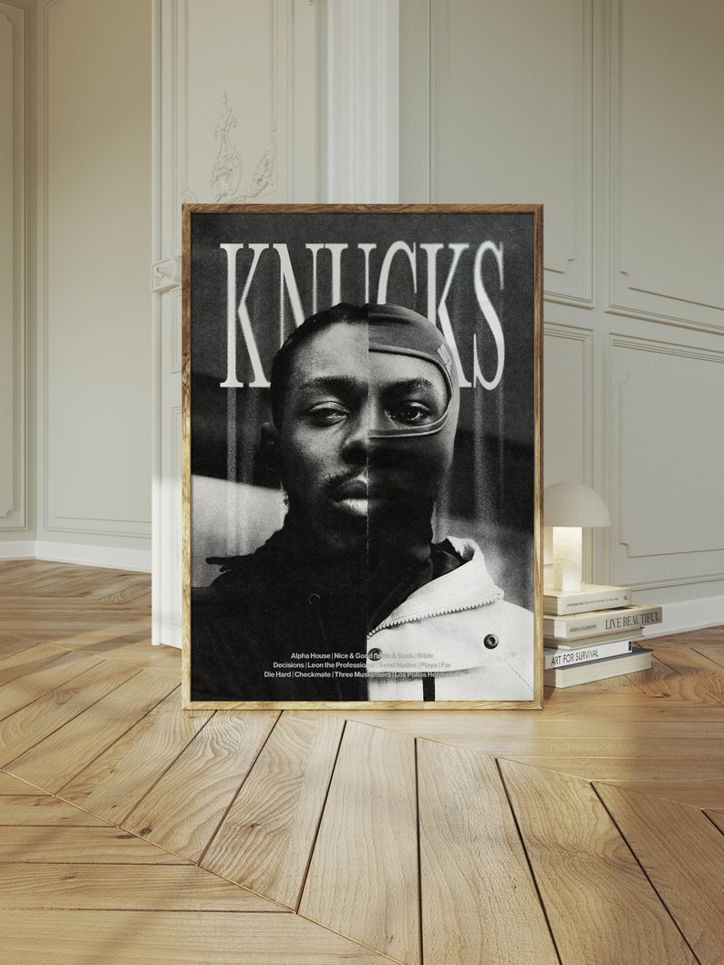Knucks 'alpha Place' Poster for Bedroom, Unframed A4/A3/A2, Wall Art ...