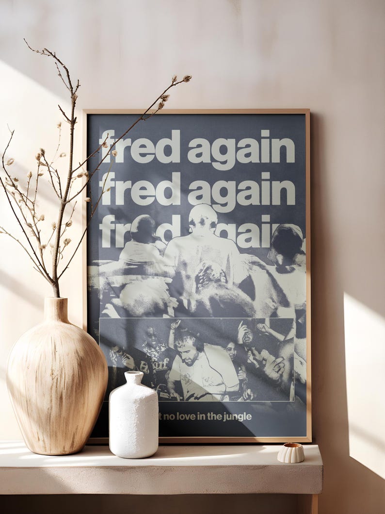Fred Again 'USB' Poster for Bedroom, Unframed A4/A3/A2/A1, Wall Art ...