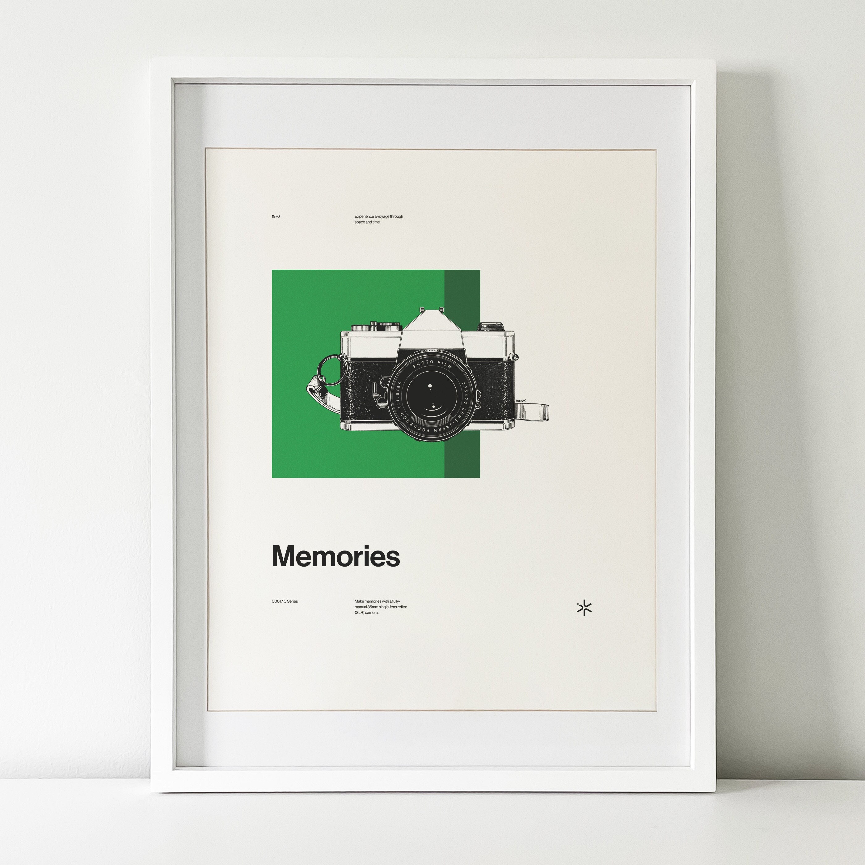 Camera Print, Retro Camera, Minimalist Poster, Gift for Photographer ...
