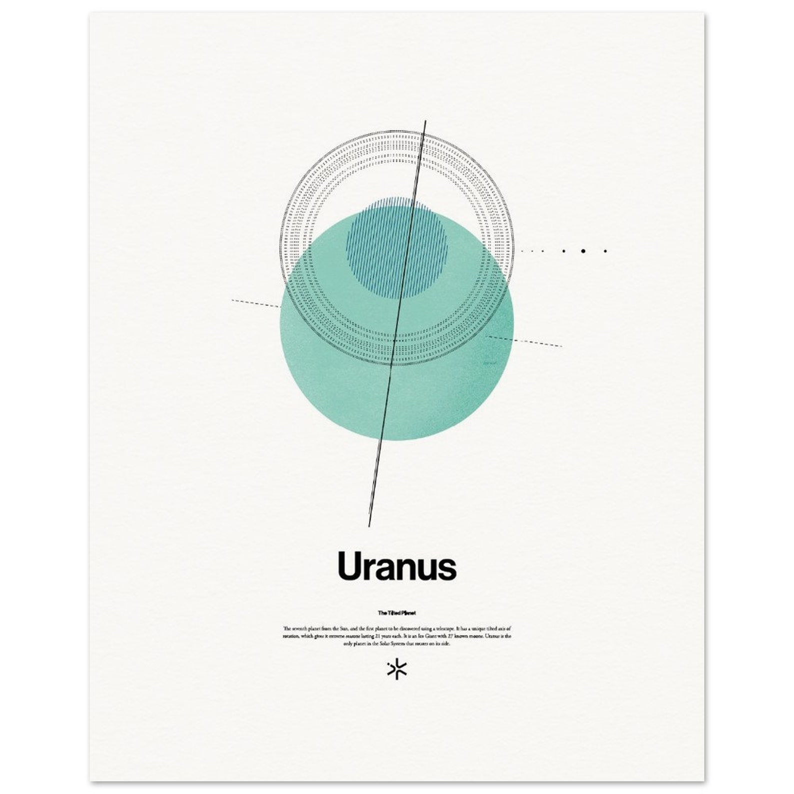 Uranus, Space Art, Astronomy, Planets, Solar System, Gift for Space ...
