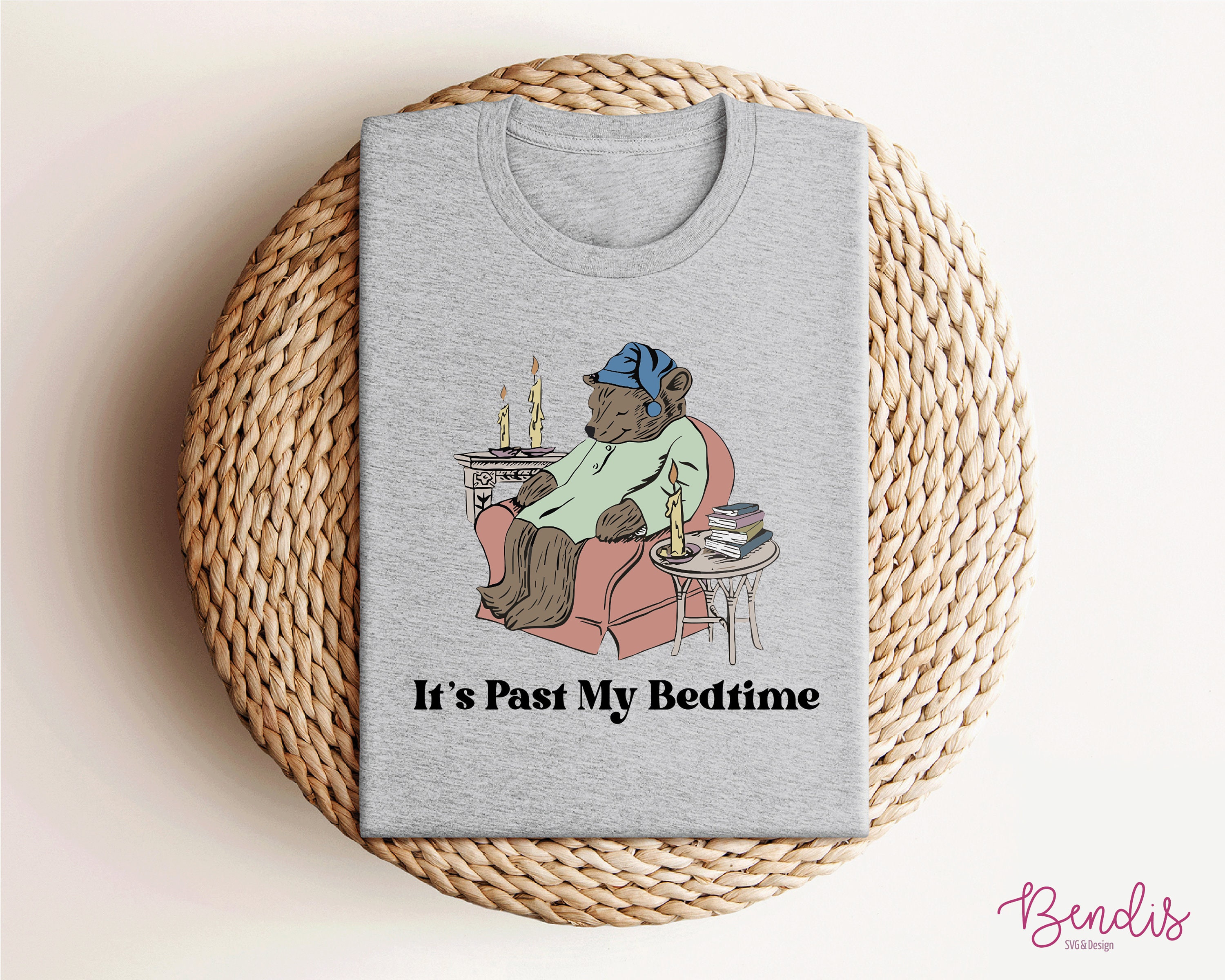 It's Past My Bedtime Bear Png, Sleepy Bear Png, Y2K Shirt Png, Trendy ...