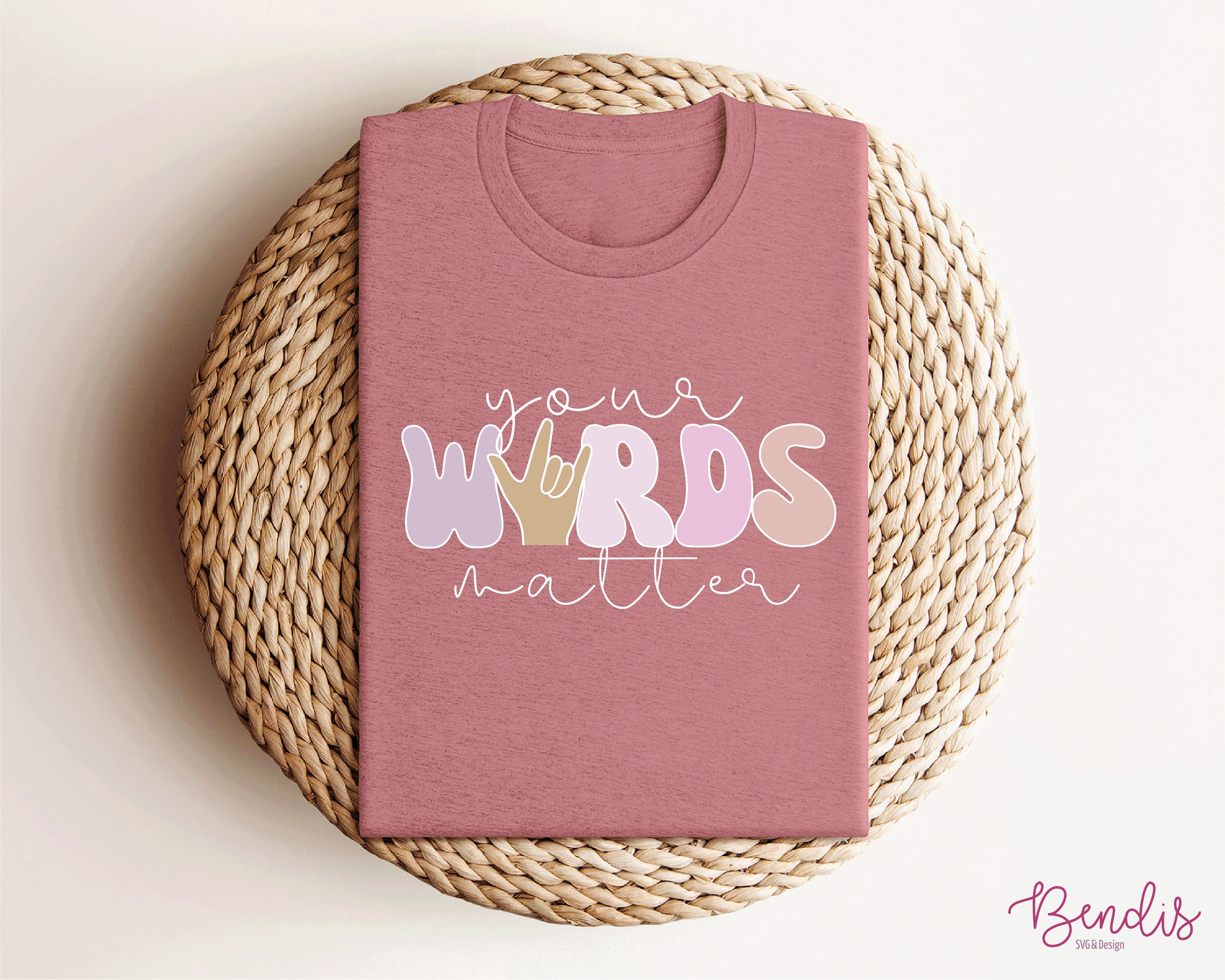 Your Words Matter Svg Png, Speech Therapist Svg, Speech Therapy Png ...