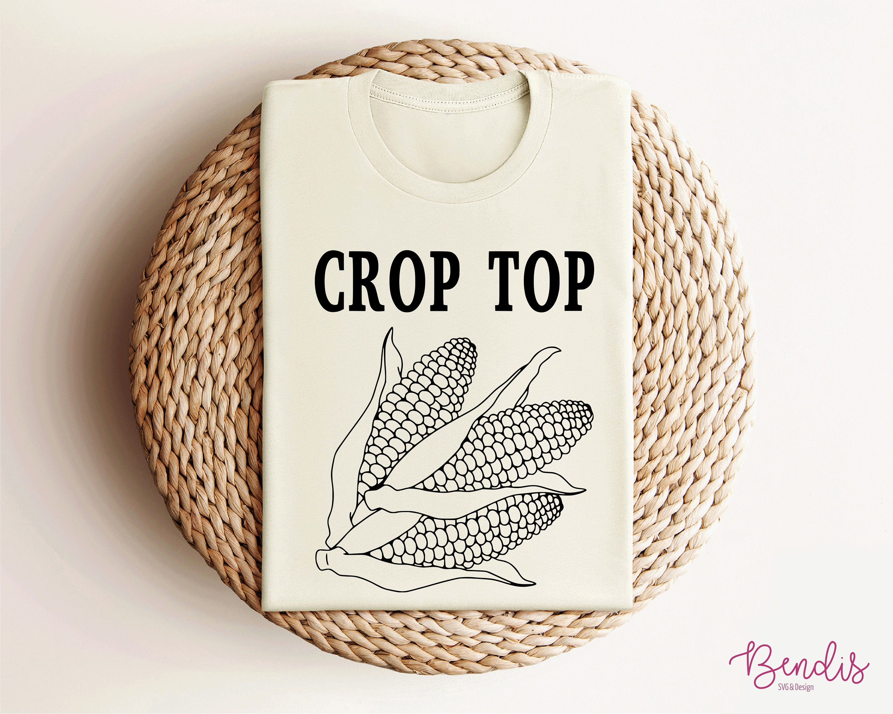 Crop Top Svg, Crop Top Corn Svg, Trendy Shirt Svg, - Etsy