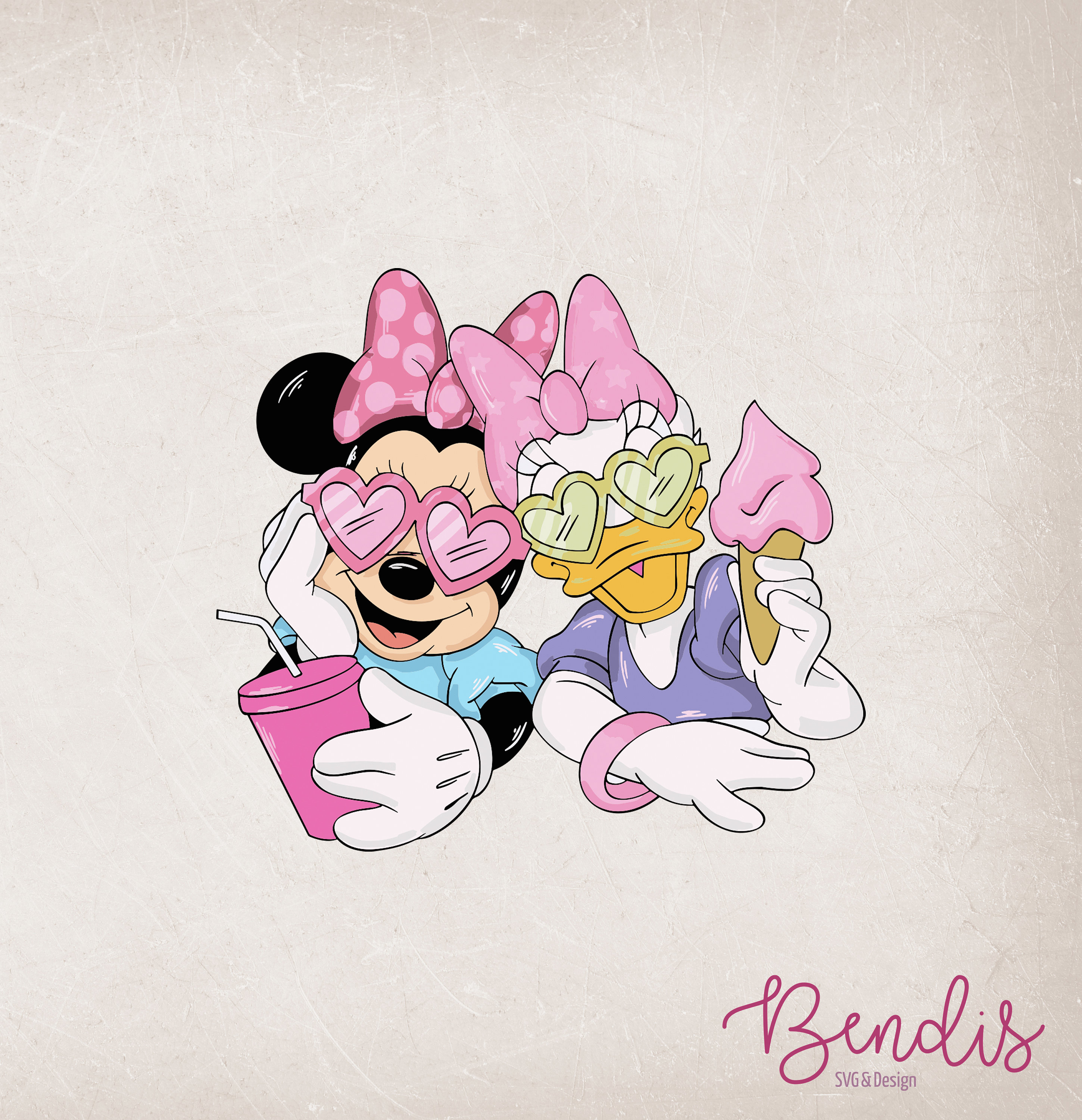 Besties Mouse and Duck Svg, Girls Just Wanna Have Fun Svg, Mouse ...