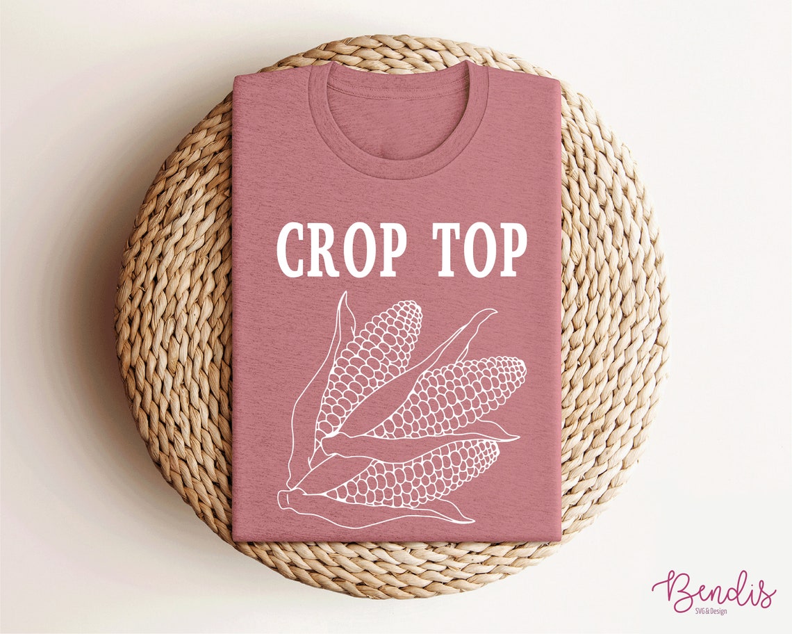Crop Top Svg, Crop Top Corn Svg, Trendy Shirt Svg, - Etsy