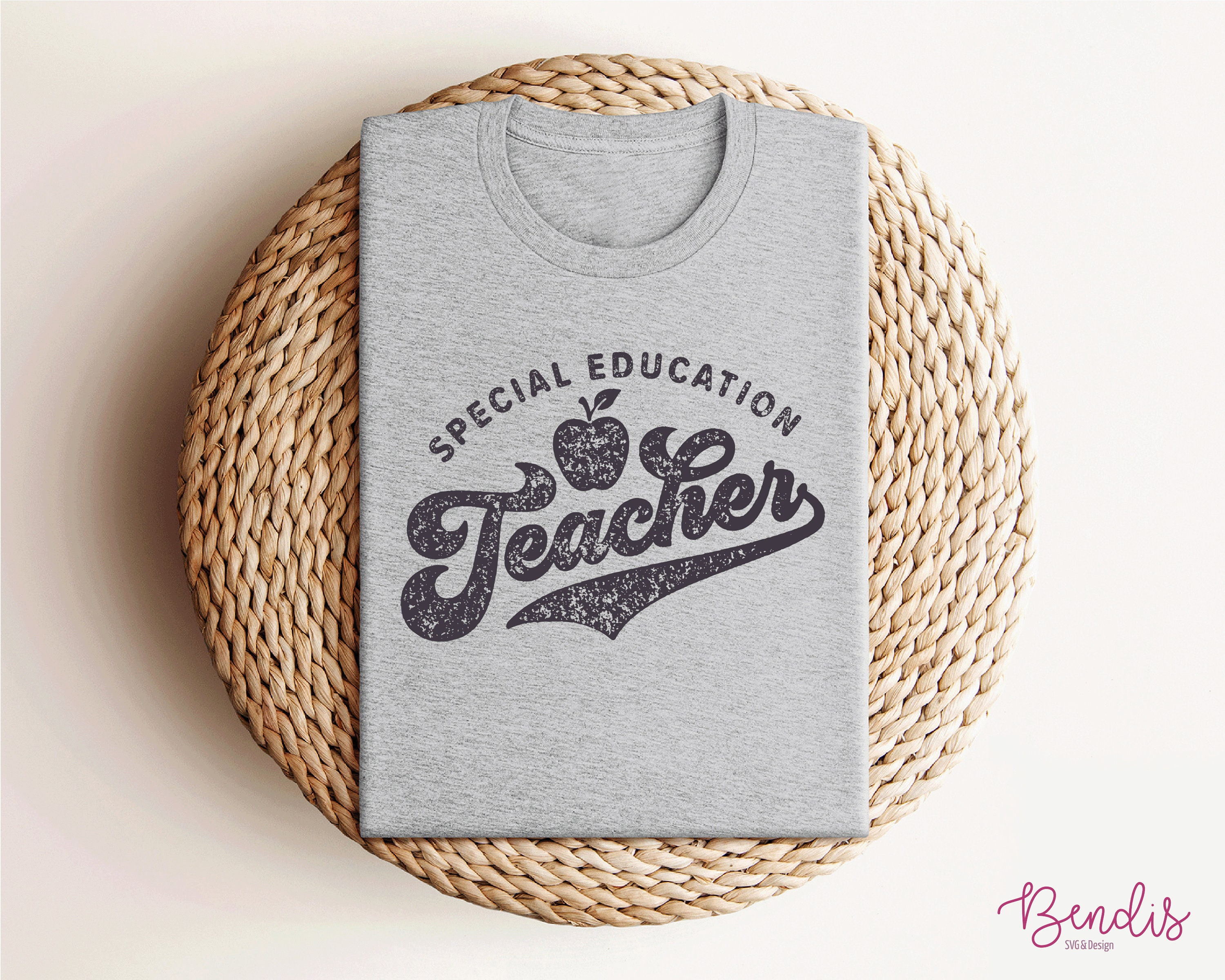 Special Education Teacher Svg, Retro Teacher Svg, Teacher Tee Design ...