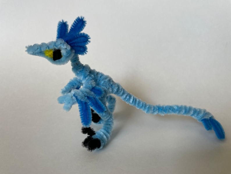 Velociraptor Dinosaur Pipe Cleaner Handmade - Etsy