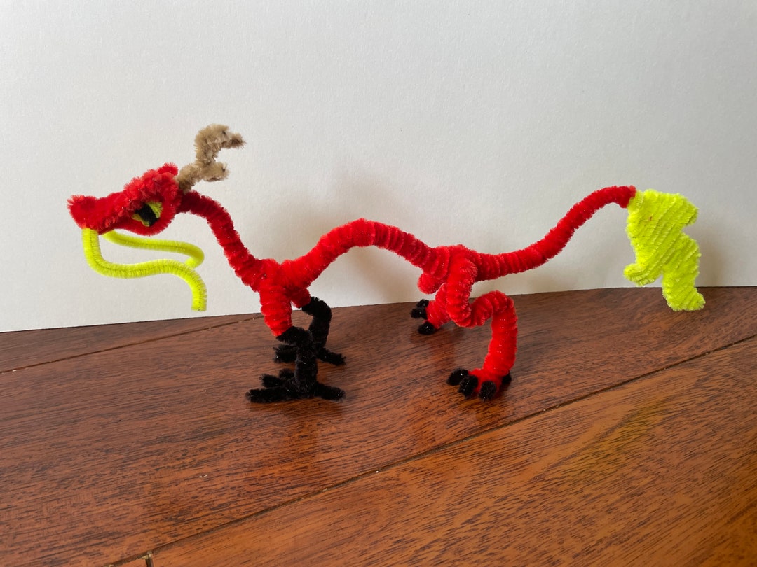 Chinese Dragon Pipe Cleaner Handmade - Etsy