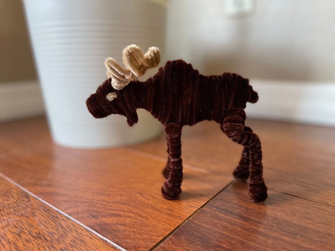 Moose Brown Posable Pipe Cleaner - Etsy