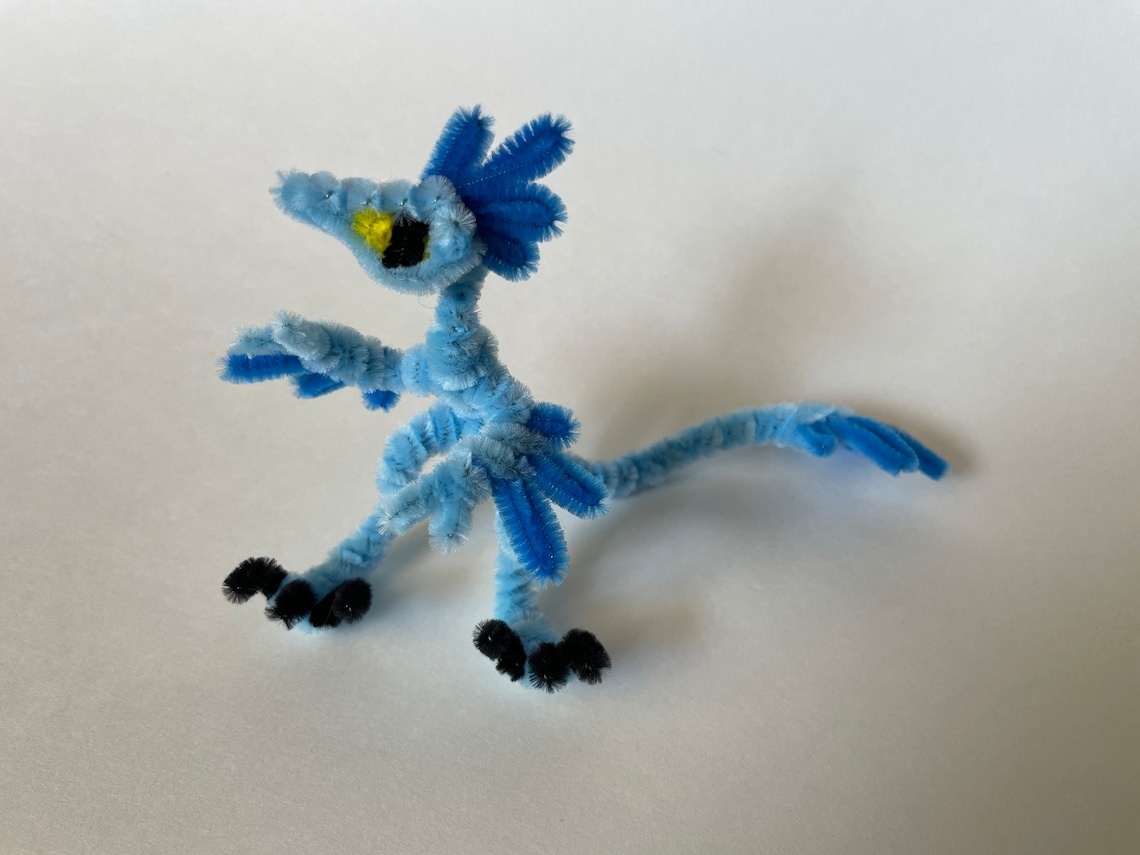 Velociraptor Dinosaur Pipe Cleaner Handmade - Etsy