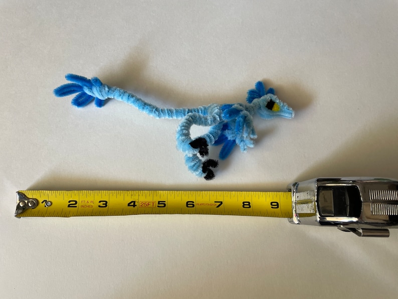 Velociraptor Dinosaur Pipe Cleaner Handmade - Etsy