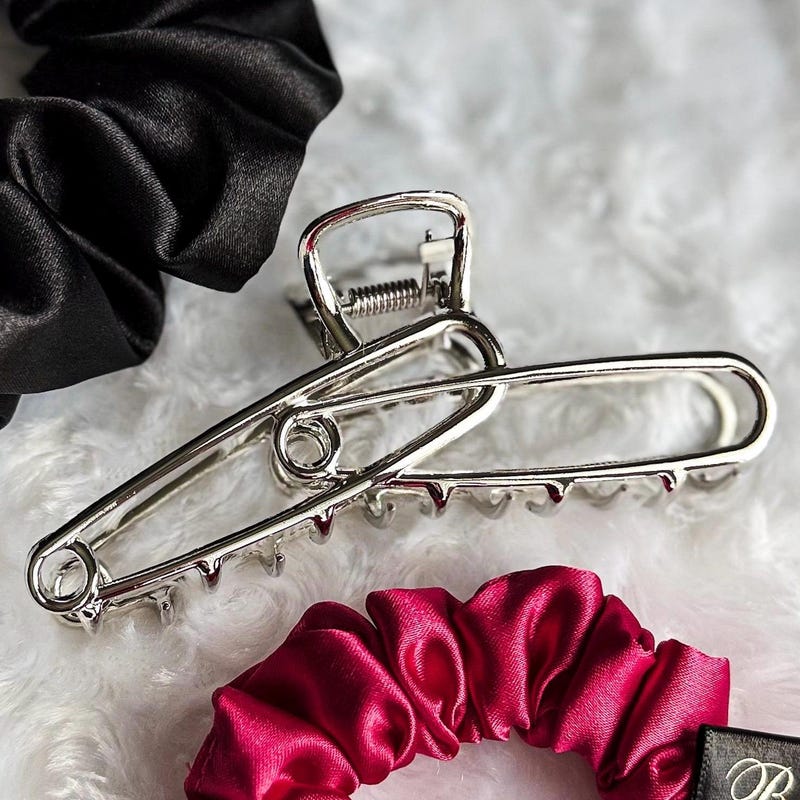 Safety Pin Hair Clip - Etsy