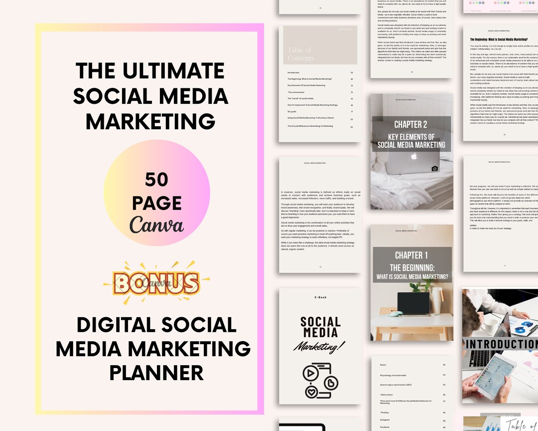Done for You: the Ultimate Social Media Marketing E-book Template Canva ...