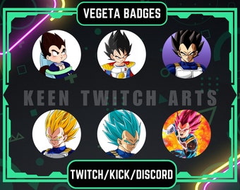 Twitch Bit Badges / Subscriber Badges / Anime / Cheer Badges / Stream ...