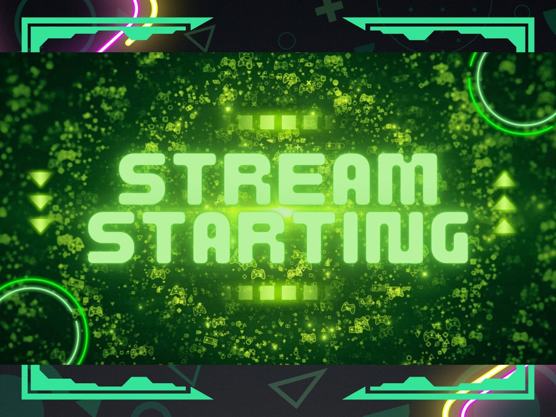Green Gaming Twitch Bundle: Animated Overlays, Panels, & Graphics ...