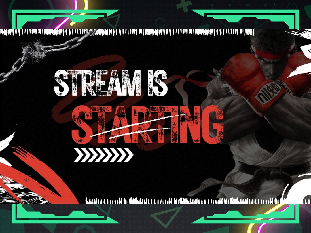 Street Fighter Animated Twitch Streaming Panels (digital Download) - Etsy