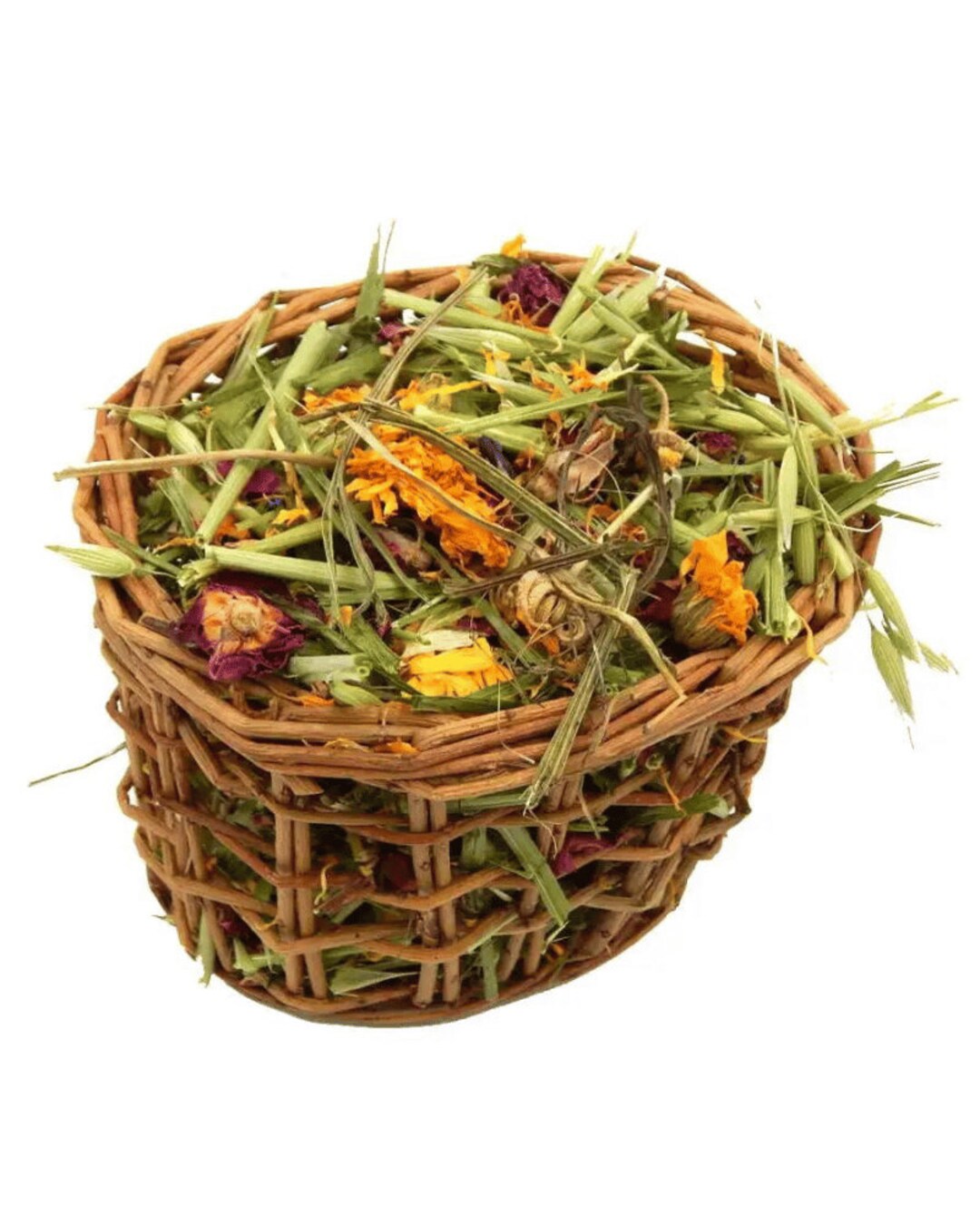 Breakfast Forage Basket for Rabbits, Bunny Foraging Fun, Enrichment ...