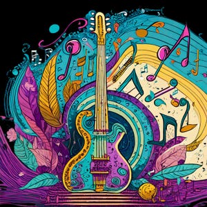Music Themed Design - Etsy