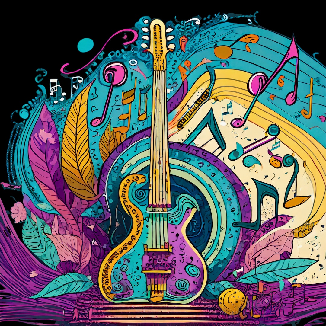 Music Themed Design - Etsy