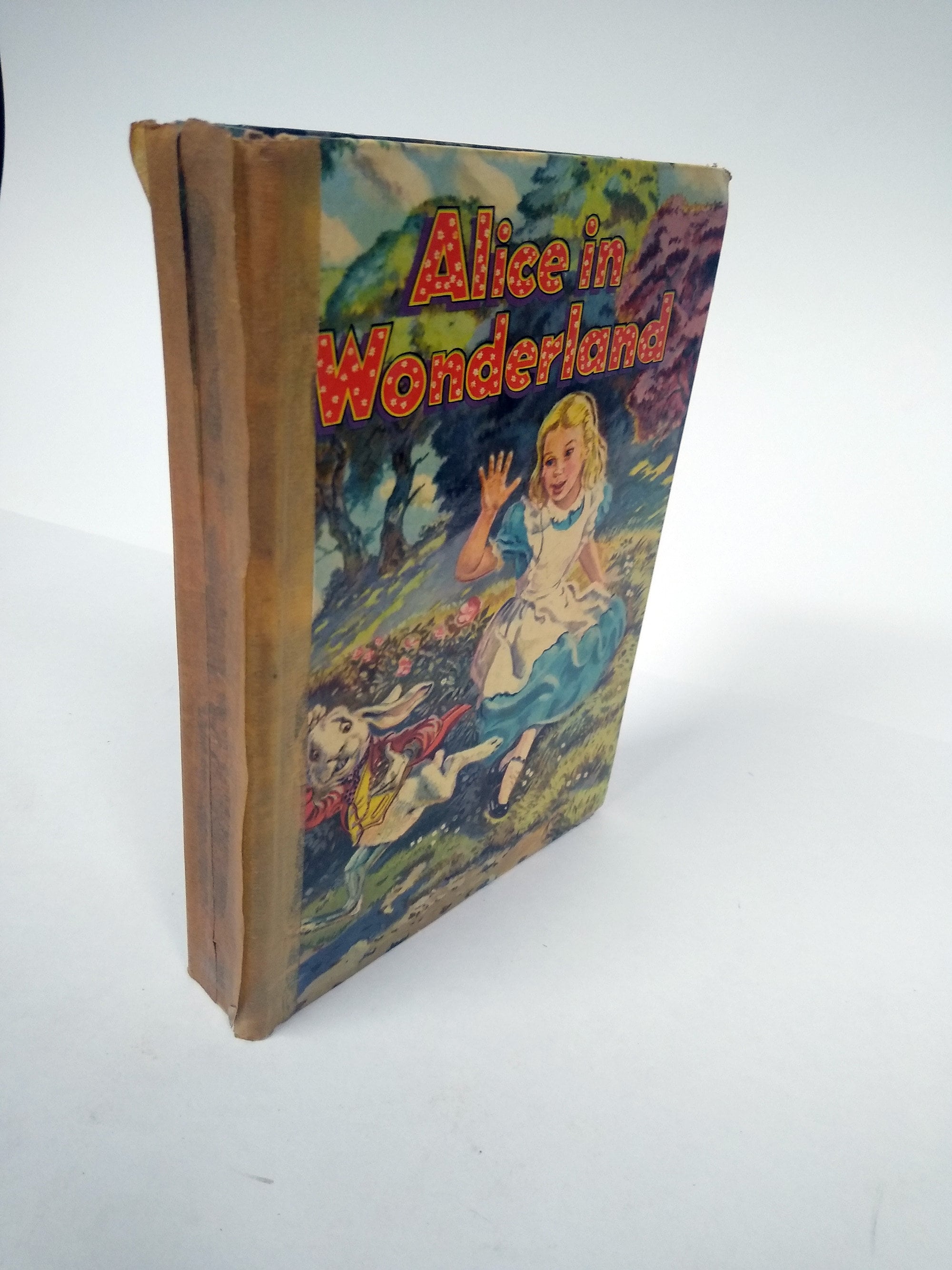 1955 ALICE IN WONDERLAND by Lewis Carroll Whitman Illustrated Vintage ...