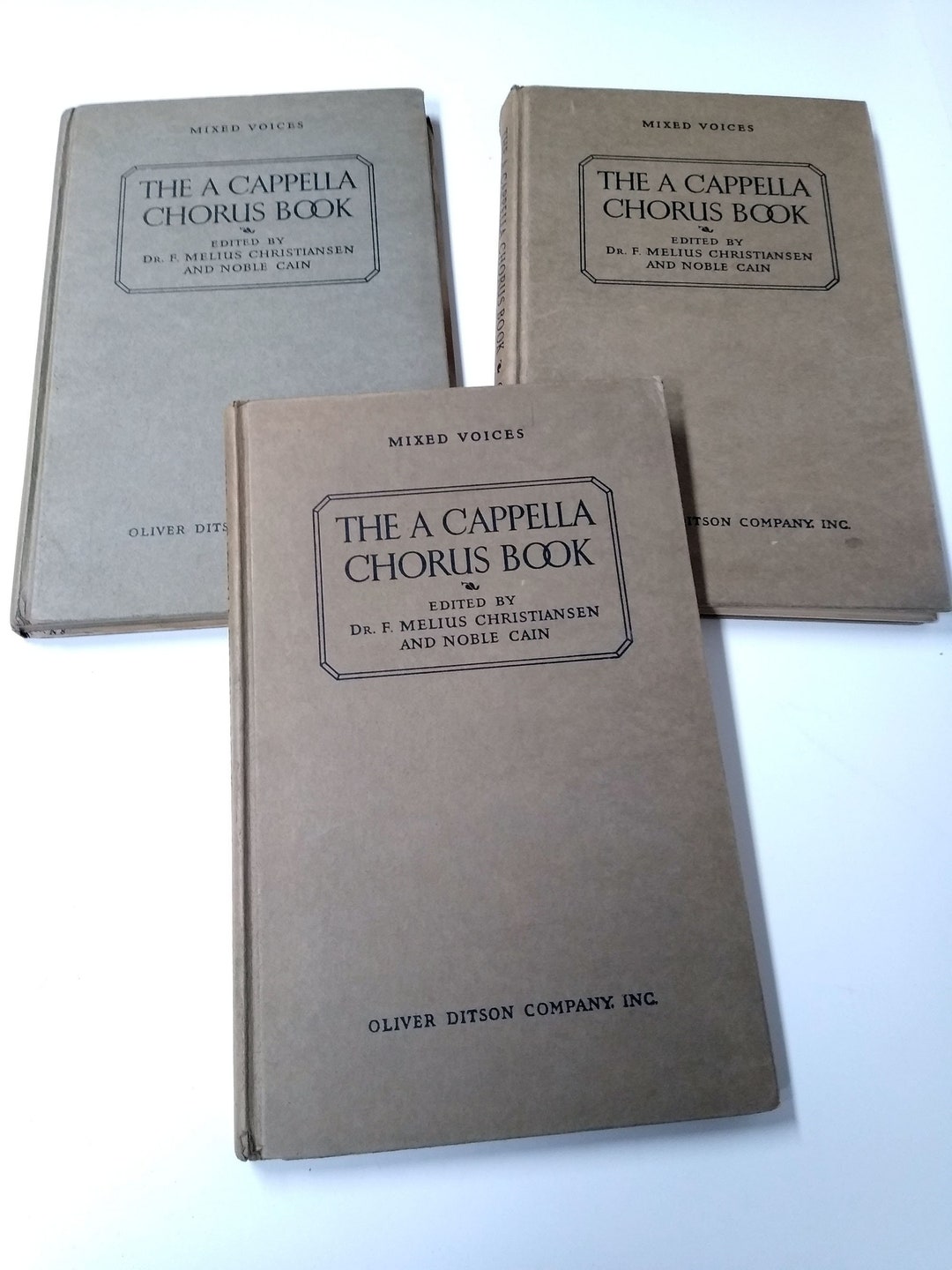 1930s the A Cappella Chorus Book Dr. F. Melius Christiansen & Noble ...