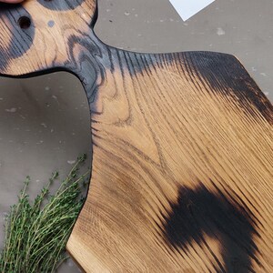 Square Wooden Serving Tray With Cat Head Handle / Pet Inspired Gift ...