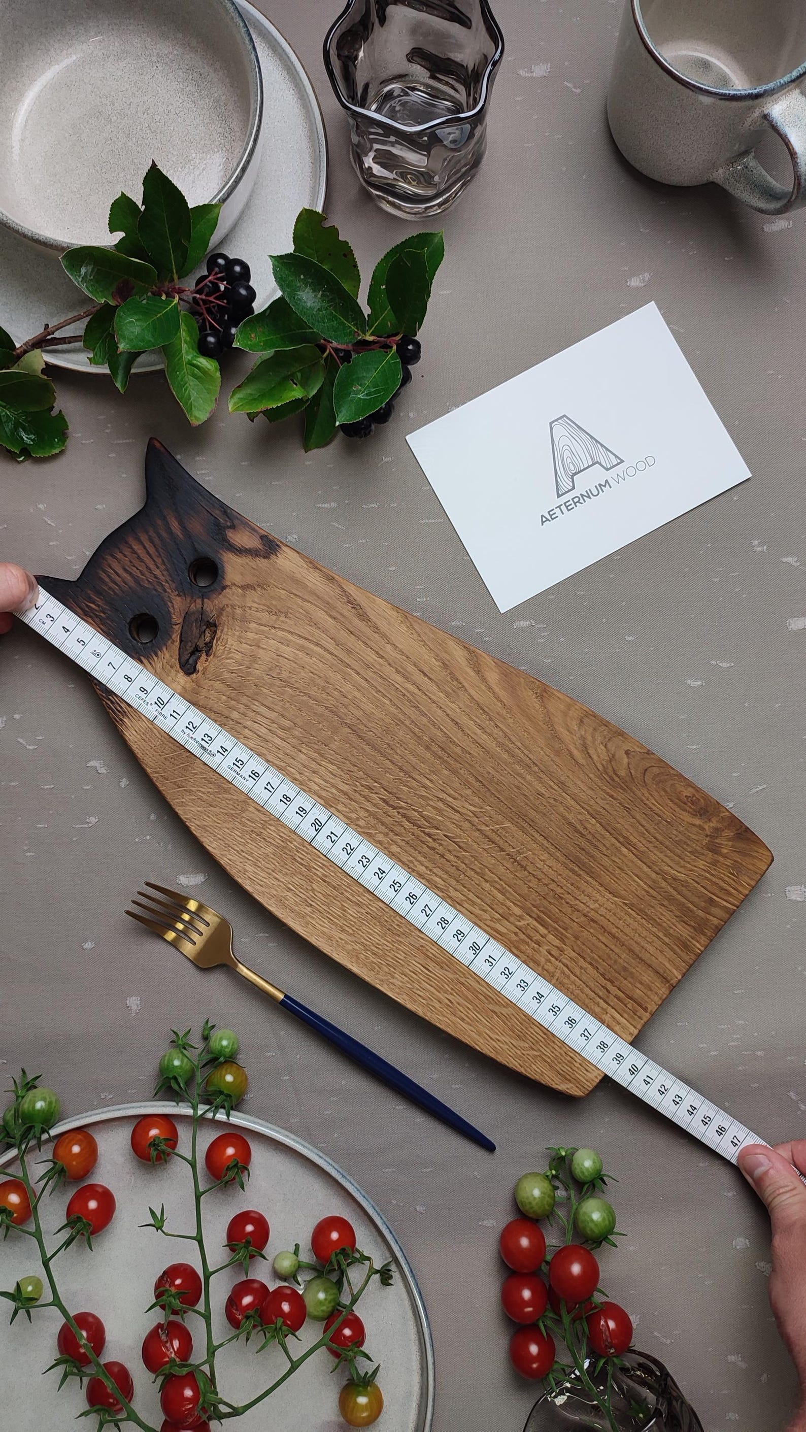 Cat Cutting Board / Kitty Charcuterie Board / Handmade Charred Wood ...