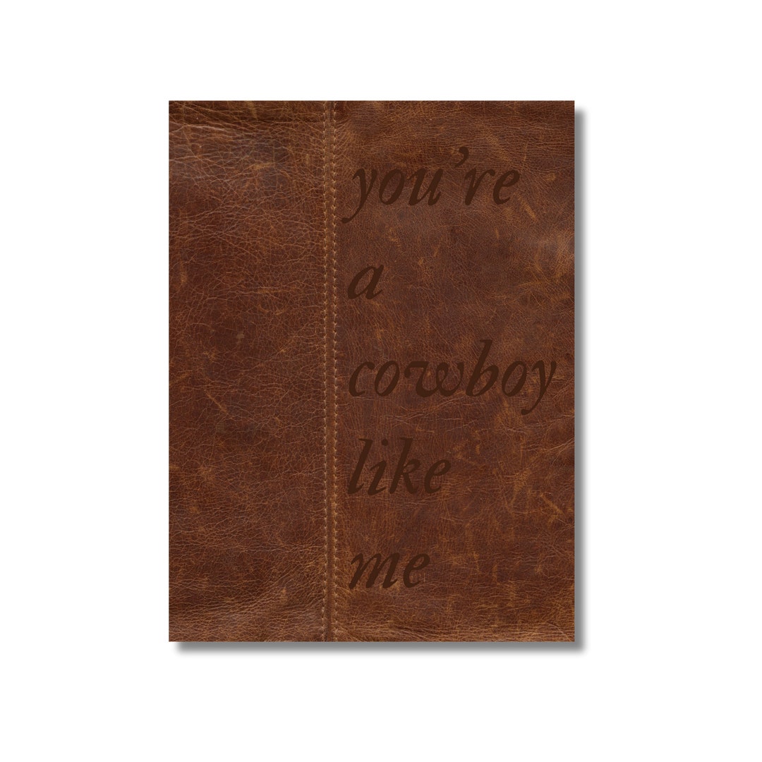 Leather Cowboy Poster Digital Download Apartment Decor Poster Gallery ...