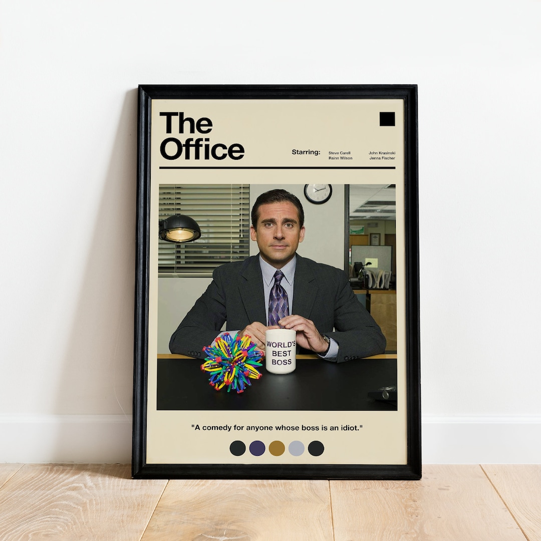 The Office Tv Show Poster Color Optional Tv Show Art Wall Decor - Etsy