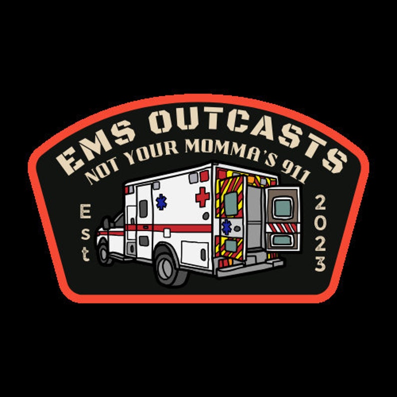 EMS Outcasts Logo Sticker - Etsy